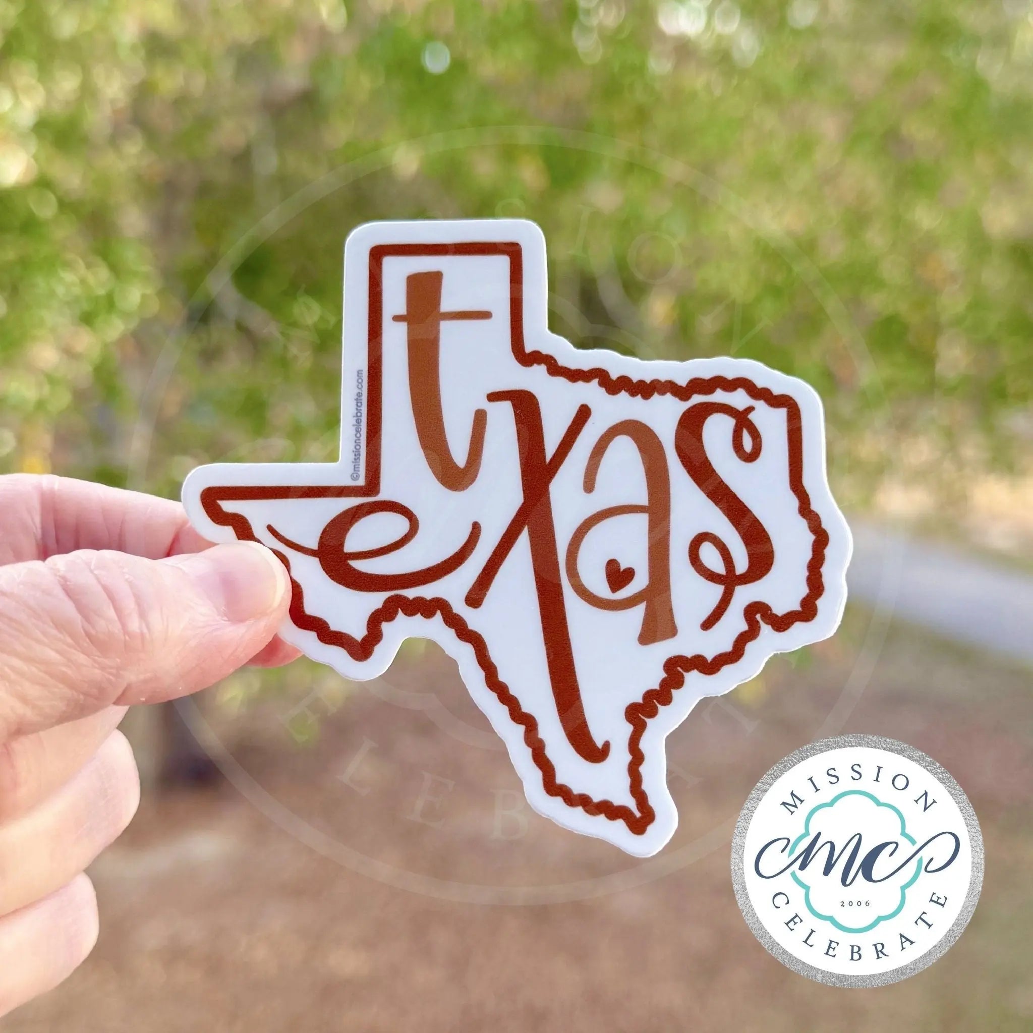 Texas Decal, Burnt Orange Art | Main Street | Main Street Collective