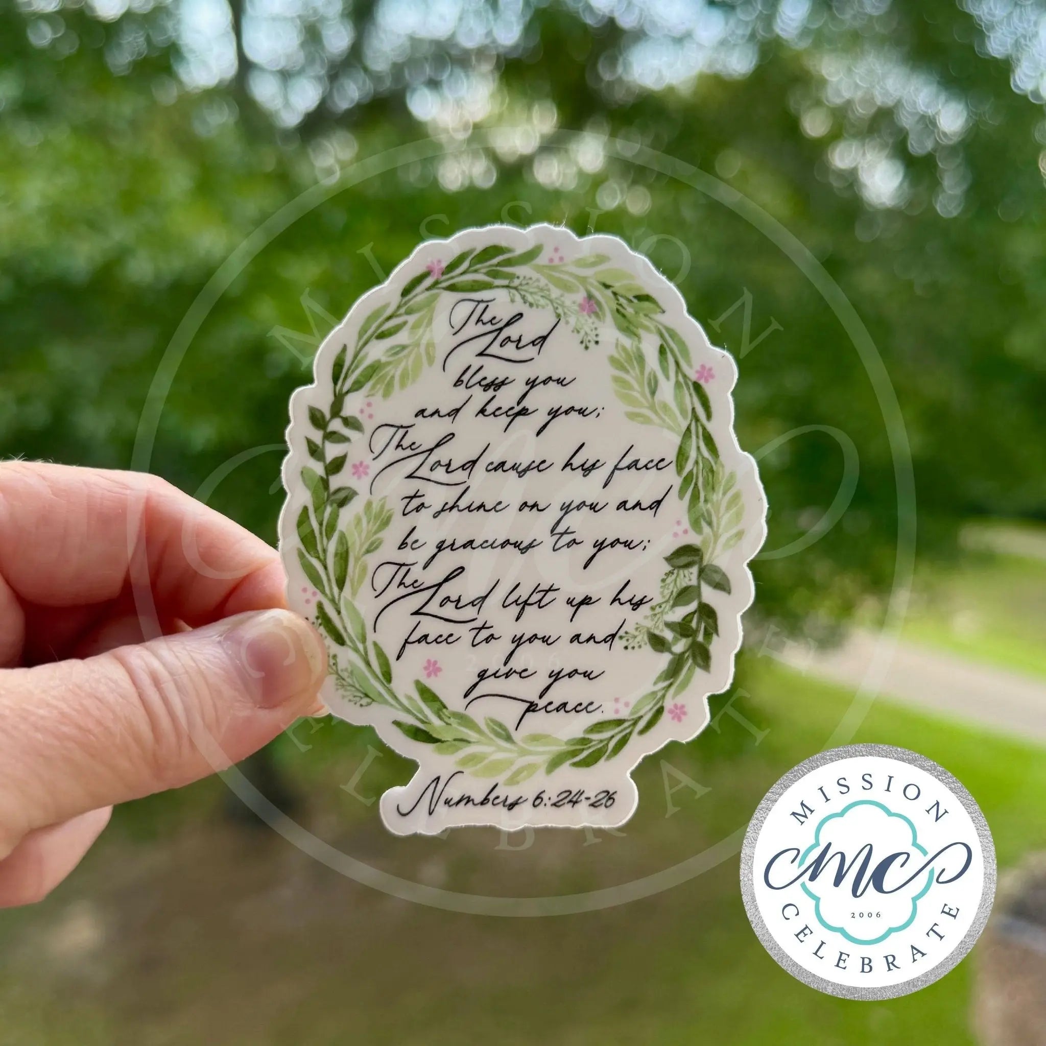 Bless You Decal Numbers 6:24-26 | Main Street Collective | Main Street ...